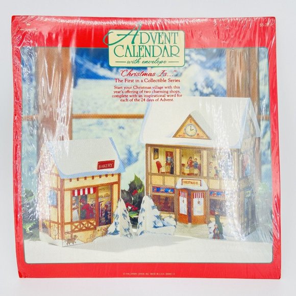 Hallmark | Holiday | Hallmark Vintage Advent Calendar 3d Christmas Is ...